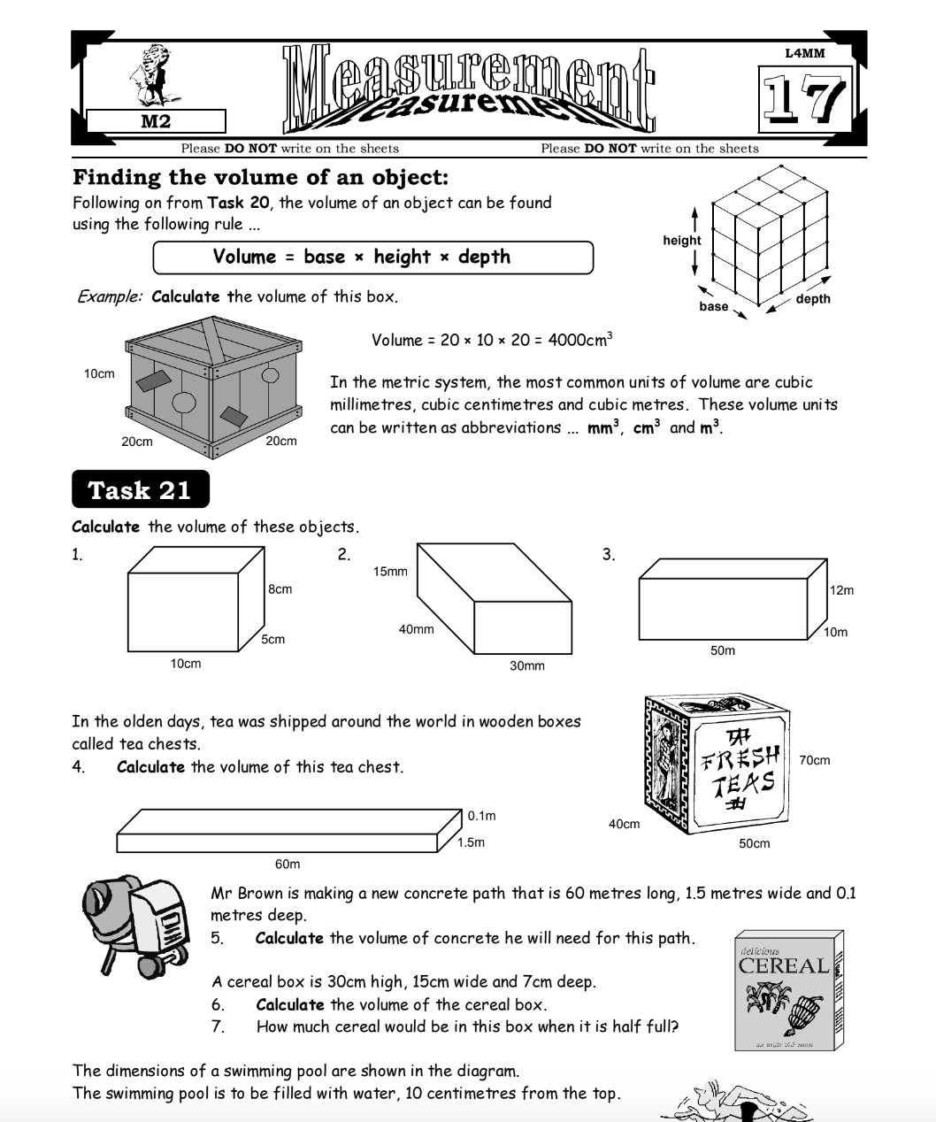 7F2MAT24: Volume (Task 21) | MHOL